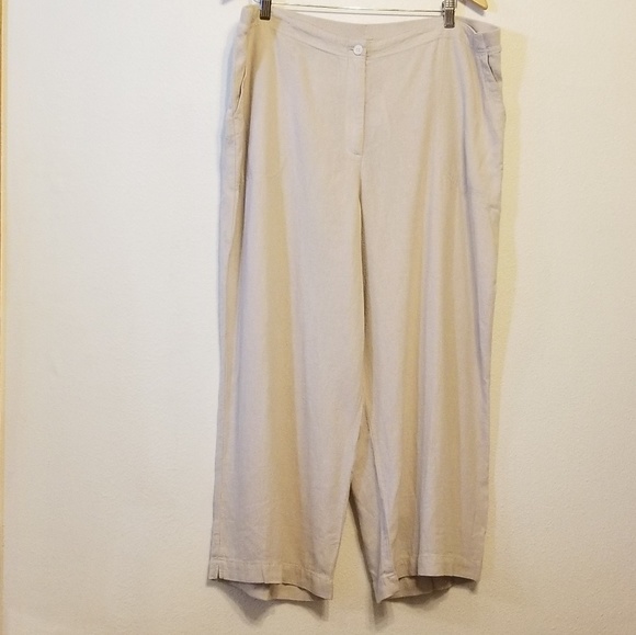 J. Jill | Pants & Jumpsuits | Jjill Size Xl Tall Textured Crops In Sea ...